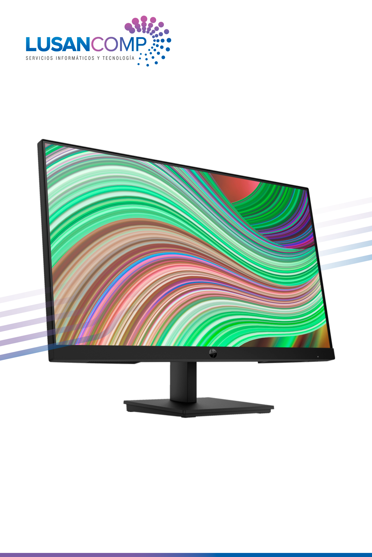 Monitor HP 23.8" P24v G5 - Lusancomp Cia. Ltda.