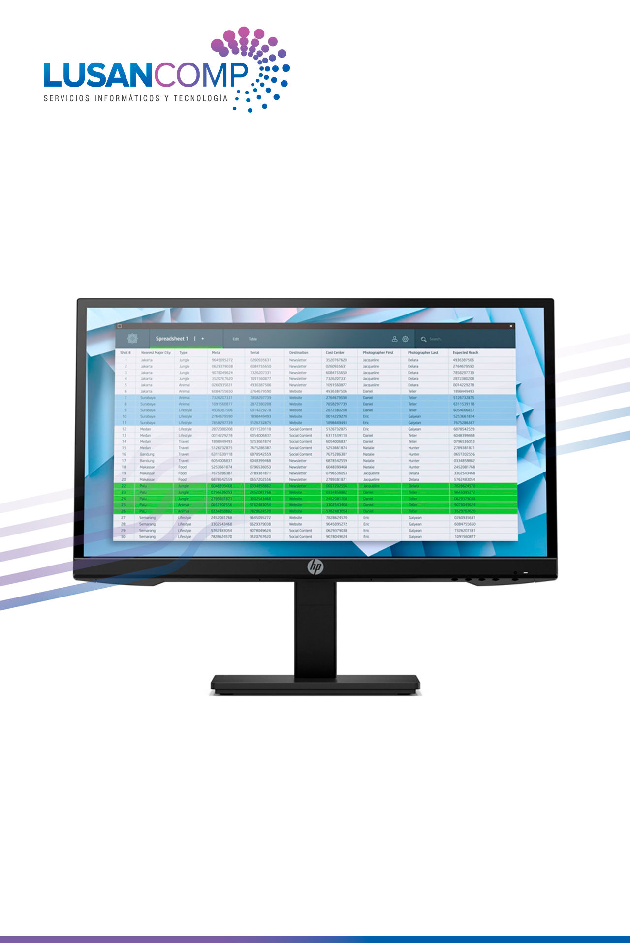 Monitor HP P22h G4 21.5" - Lusancomp Cia. Ltda.