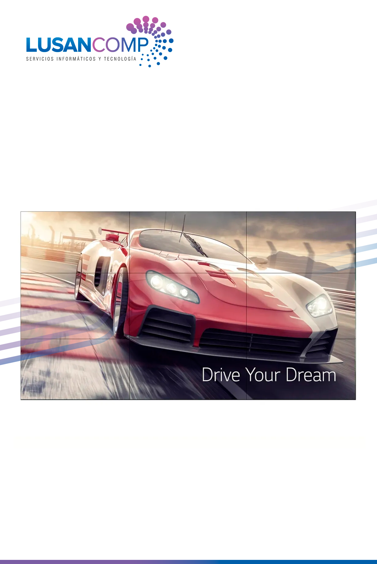 Monitor LG 55" Videowall Commercial Slim Besel - Lusancomp Cia. Ltda.