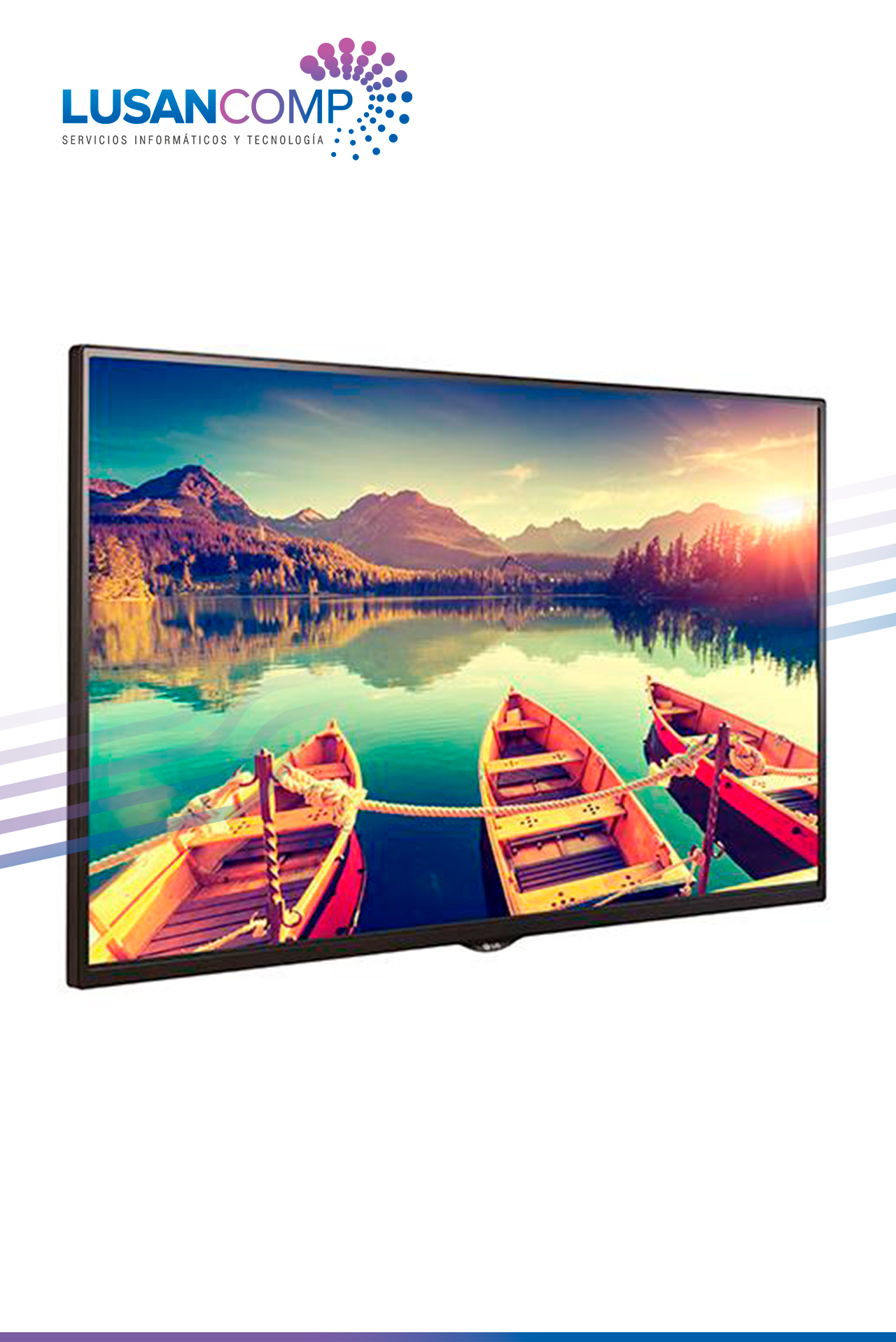 Monitor LG 65" Commercial Display Ips - Lusancomp Cia. Ltda.