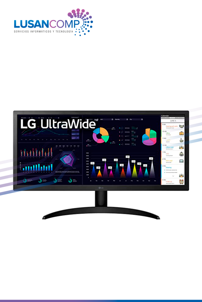 Monitor LG UltraWide 26WQ500-B 26" - Lusancomp Cia. Ltda.