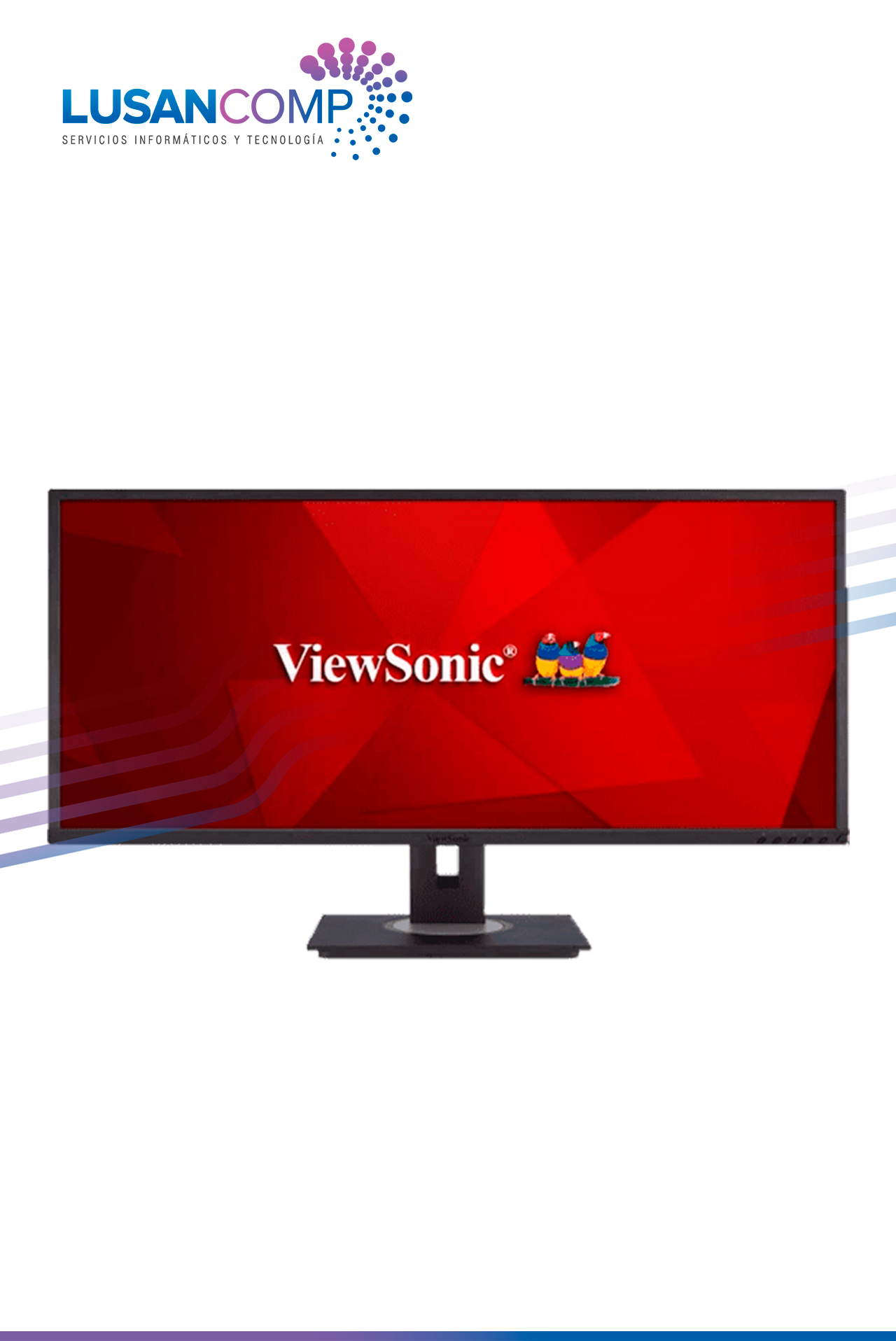 Monitor ViewSonic 34" - Lusancomp Cia. Ltda.